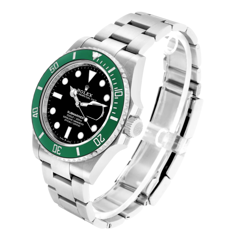 Rolex Submariner 41mm Starbucks Steel Green Bezel Mens Watch 126610LV ...